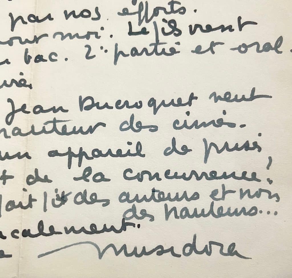 Musidora, icône du cinéma muet, attend une solution pour son film ...