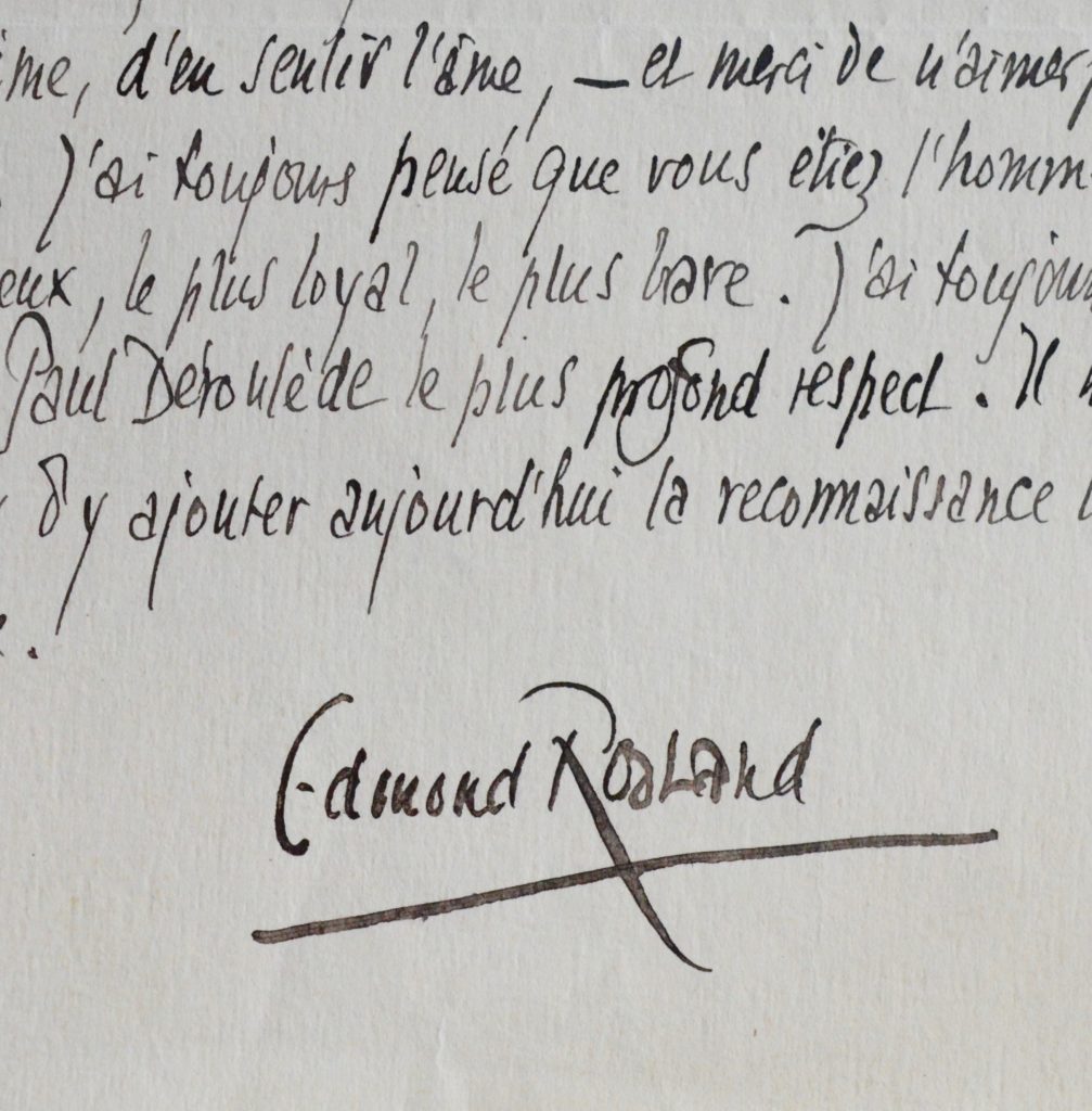 Edmond Rostand – Traces Écrites : lettres autographes, manuscrits ...