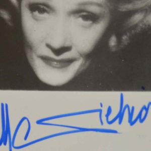 Marlène Dietrich – Traces Écrites